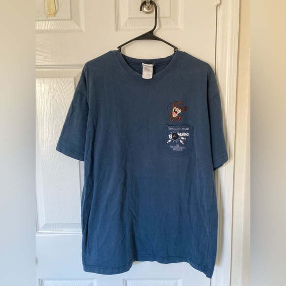 Warner Bros. | Shirts | Vintage Warner Bros Looney Tunes Taz Bowling T ...